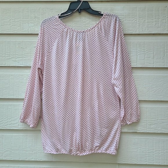 Chelsea & Theodore | Tops | Chelsea Theodore Womens Top Blouse Pink ...